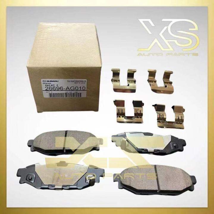 (100% Genuine) SUBARU XV REAR DISC BRAKE PAD 26696-AG010 /22696-AG031 ...