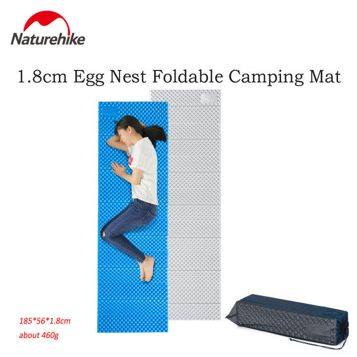 Naturehike ฟูกเดี่ยวเสื่อออกแคมป์พับได้รังนกขนาด185*56*1.8ซม. แผ่นรองนอนเบามาก NH19QD008เพียง460 ...