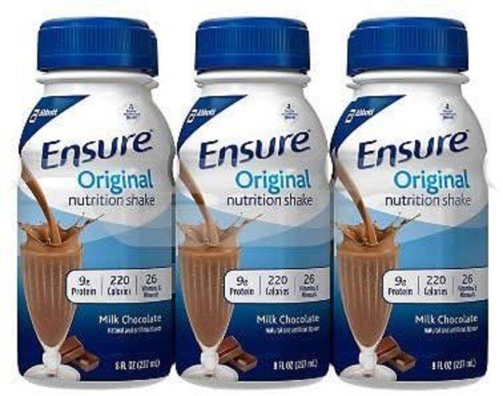 Ensure Original Milk Chocolate Shake 237ml / 8 fl oz Bundle of 3 choco | Lazada PH