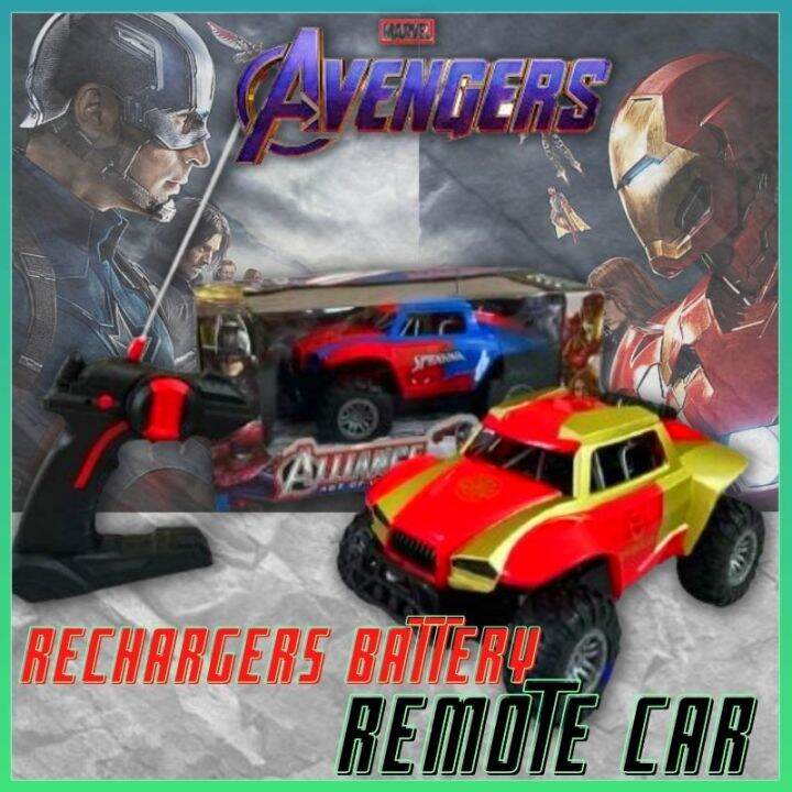 Spiderman Ironman Hulk Captain America Avengers Remote Control Car 4x4 ...