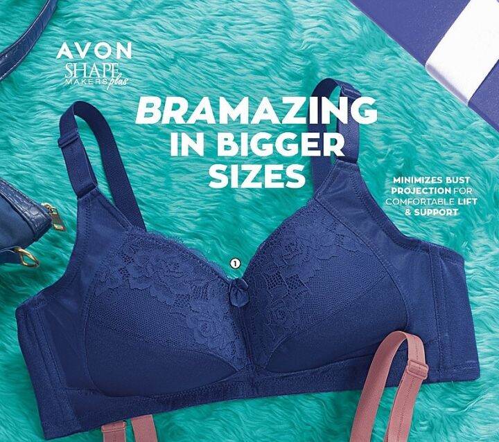AVON BIG SIZES BRA (Maddison, Arwen, and Meredith NON-WIRE Bra) | Lazada PH