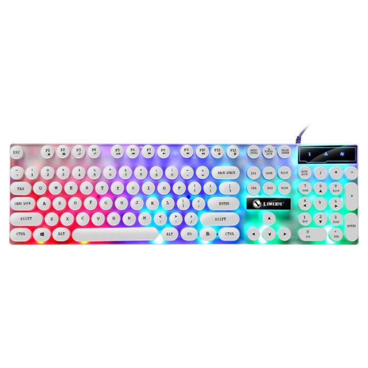JAX9170 Punk Retro Backlit Keycaps Home Office Illuminated Backlit ...