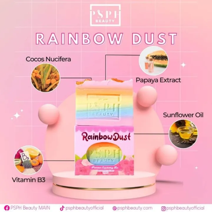 RAINBOW DUST SOAP by PSPH BEAUTY | Lazada PH