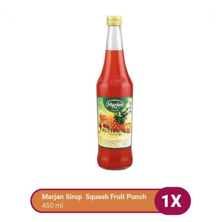 SIRUP MARJAN SQUASH FRUIT PUNCH 450ML | Lazada Indonesia