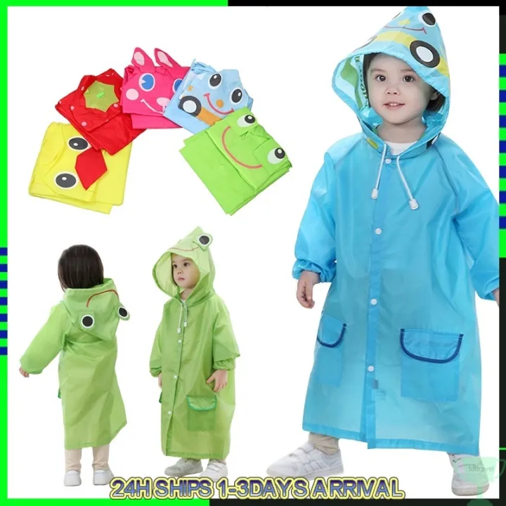 Raincoat Kids Waterproof Raincoats Cartoon Raincot Children Rain Coat Animal Cute Poncho ...