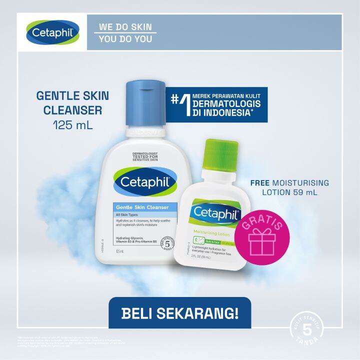 CETAPHIL Gentle Skin Cleanser - 125 ml -(Pembersih Wajah Sabun Cuci ...