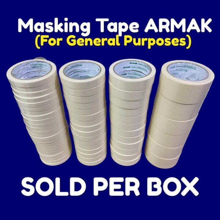 Masking Tape ARMAK (General Purposes)sold Per BOX | Lazada PH