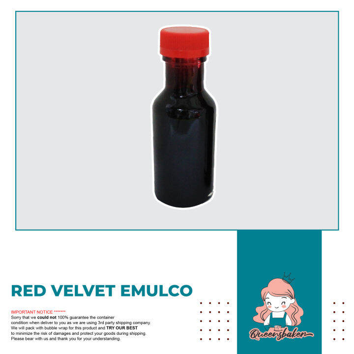 Red Velvet Emulco [25ml/500gm] | Lazada