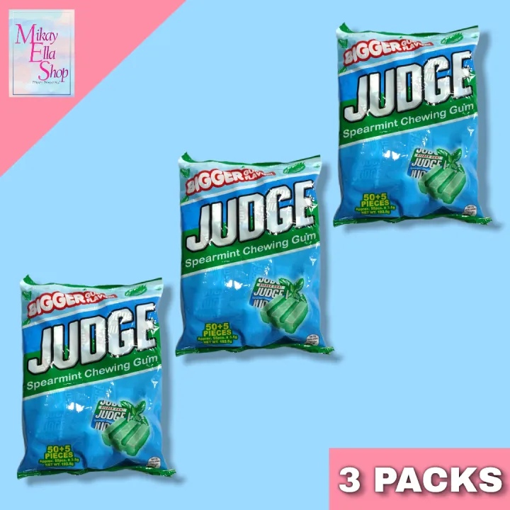 Judge Spearmint Chewing Gum Cubes (3packs x 192.5g) | Lazada PH