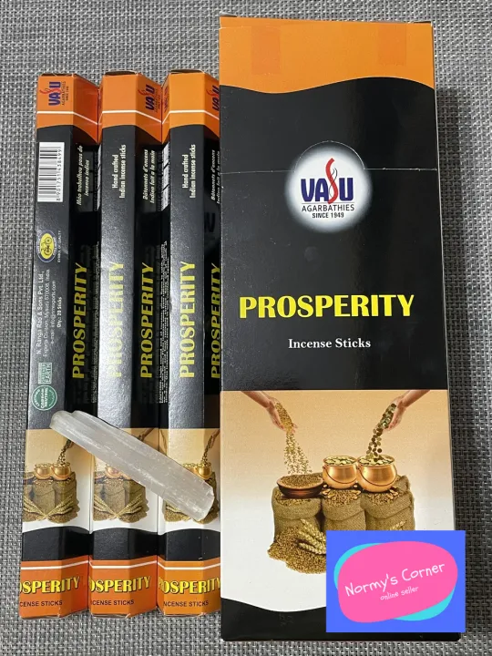 Vasu Prosperity Incense Sticks 20s Hexa | Lazada PH