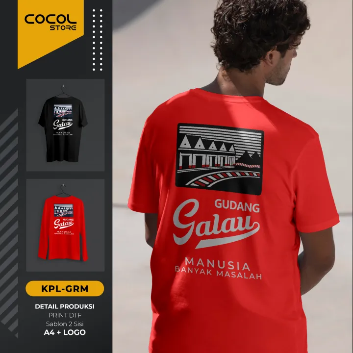 Kaos Plesetan Desain Gudang Galau | Lazada Indonesia Kaos Plesetan Desain Gudang Galau | Lazada Indonesia