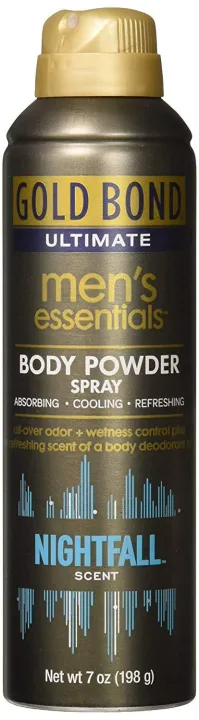 Gold Bond Ultimate Men's Essential Body Powder, Nightfall Scent, 7 ...