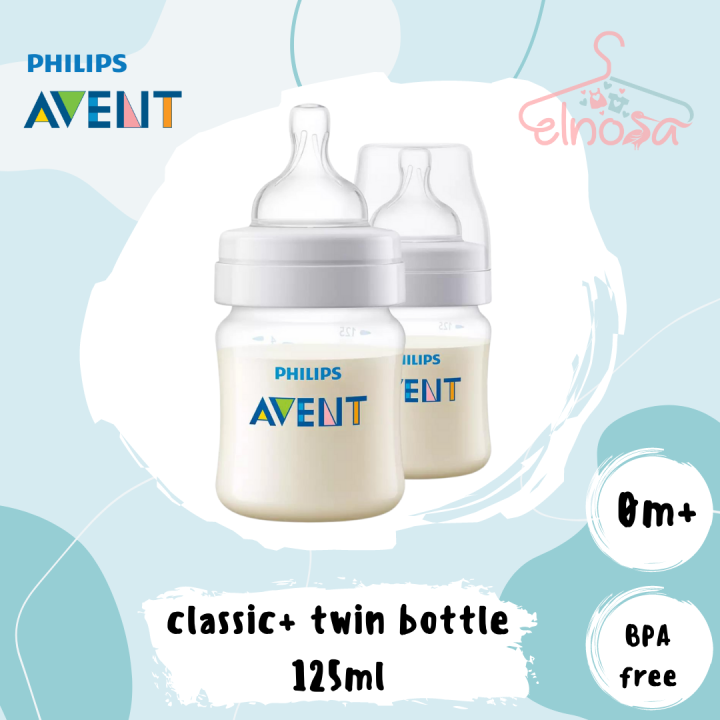 Botol Susu Bayi Philips Avent Classic+ Twin / Dot Philips Avent Natural ...