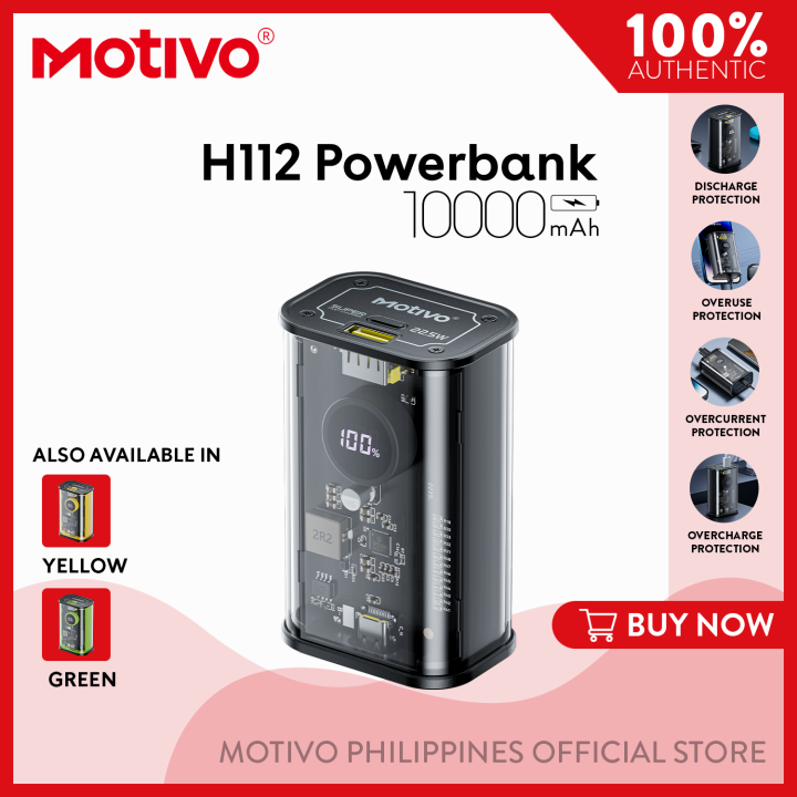Motivo H112 10000mAh Powerbank | Lazada PH