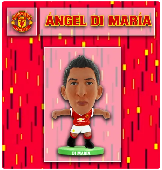 โมเดลนักฟุตบอล SoccerStarz ลิขสิทธิ์แท้จากสโมสรแมนเชสเตอร์ ยูไนเต็ด Man ...