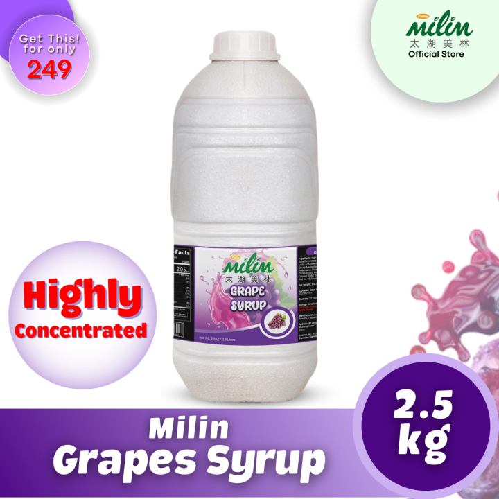 MILIN Highly Concentrated Grapes Syrup 2.5kg | Lazada PH