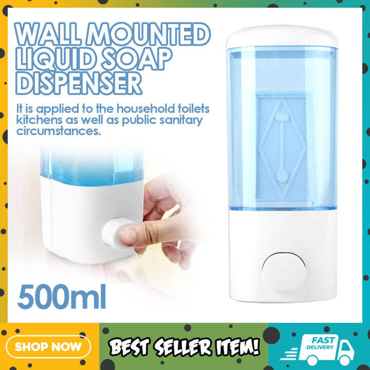 Liquid Soap Wall Mounted Wall Mounted Soap And Shampoo Dispenser Liquid ...