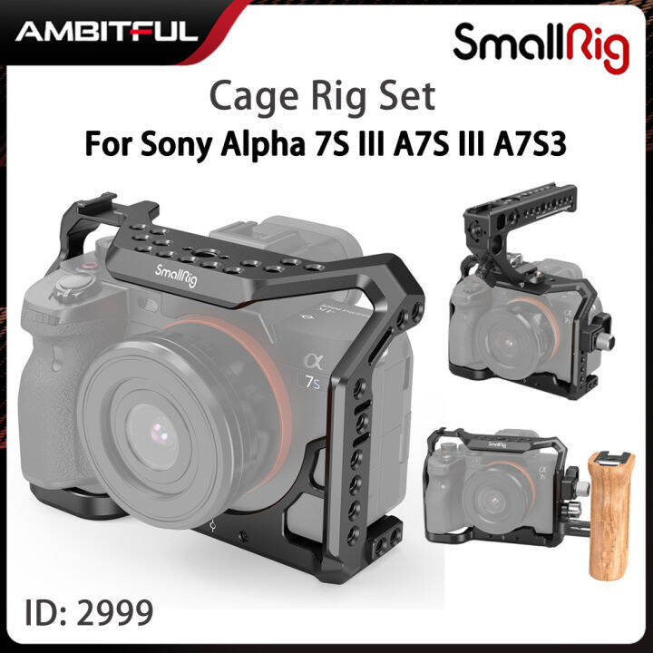 Smallrig DSLR Sony A7S3กล้อง Cage Rig A7SIII Form-Fitting Cage สำหรับ Sony Alpha 7S III กล้องกรง ...