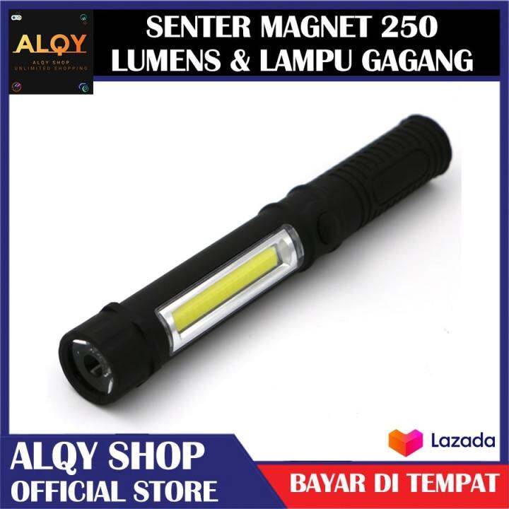 Senter Magnet Bisa Di Tempel di Tembok Besi 250 Lumens Dengan Lampu ...