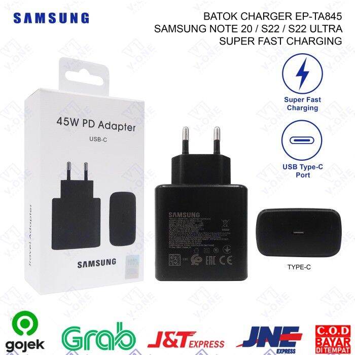 BATOK KEPALA CHARGER SAMSUNG NOTE 20 ORI 100 EP-TA845 FAST CHARGING ...
