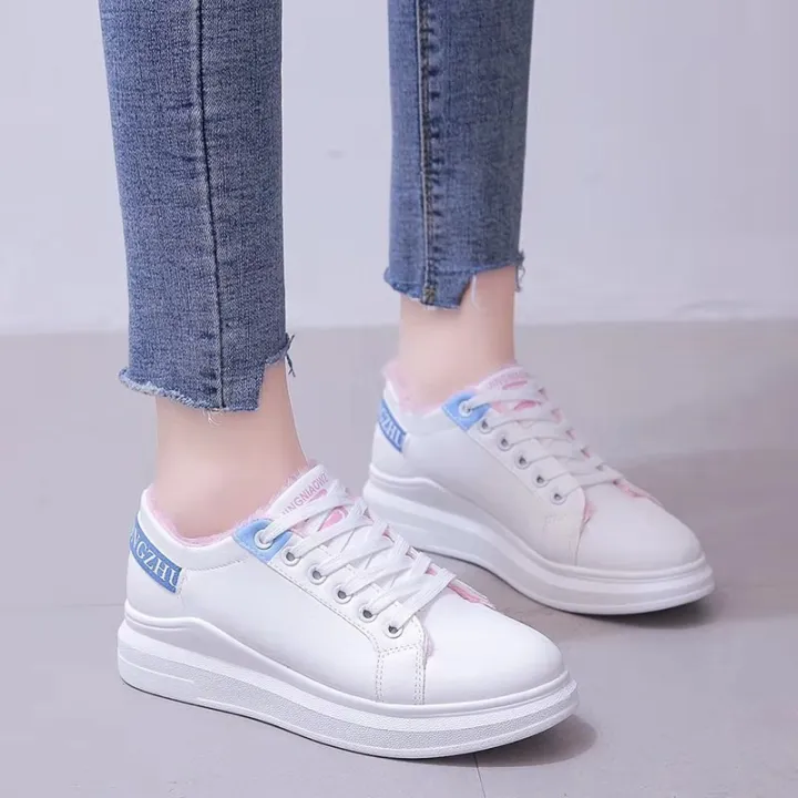 Minimalist Lace up Front Platform Sneakers | Lazada PH