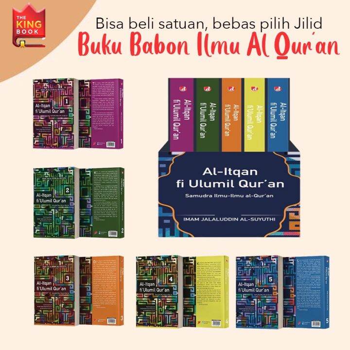 (COD) BISA BELI SATUAN Buku Terjemah Al Itqan fi Ulumil Qur’an [Jilid 1 ...