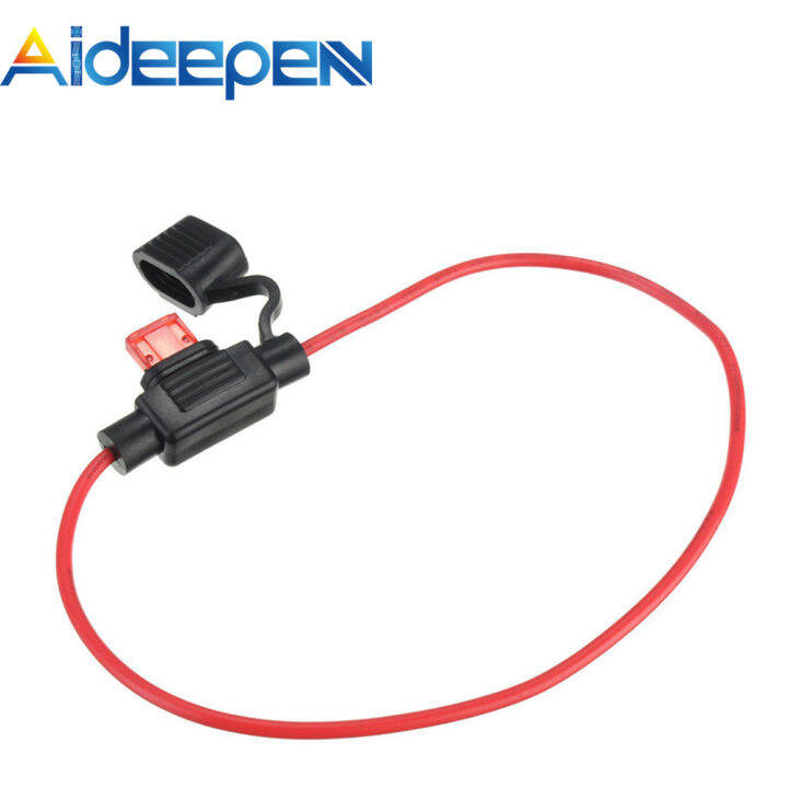 Aideepen Waterproof Car Blade Fuse Holder, Power Socket Mini Blade ...