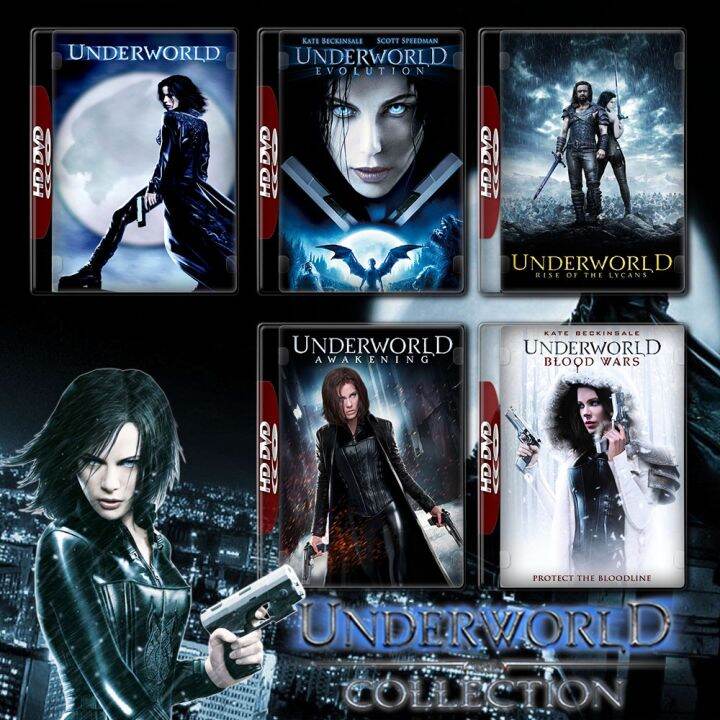 Underworld 1-5 (2003-2017) มหาสงครามล้างพันธุ์อสูร 1-5 DVD Master พากย์ ...