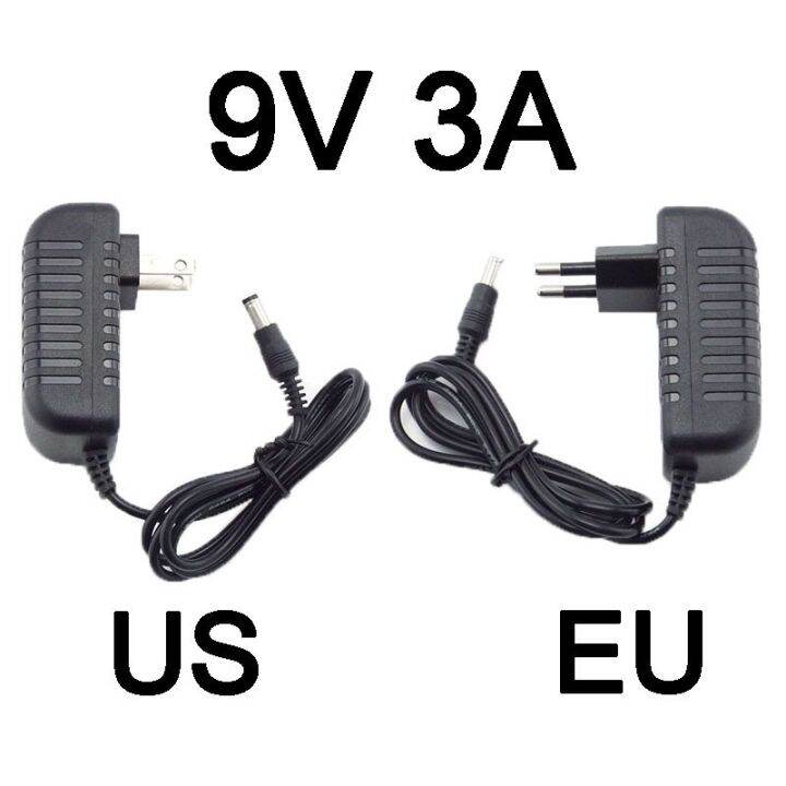 [HOT W] 9V 3A 3000ma AC 110V 220V to DC 9V 3A Adapter Power Supply ...