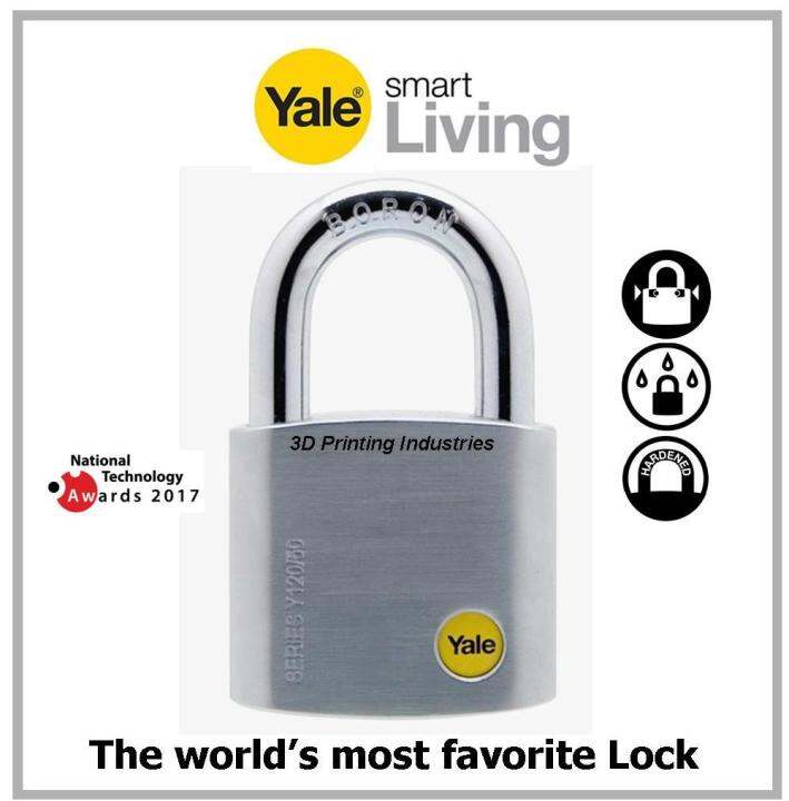 Yale Padlock 50mm Weatherproof padlock Rust proof padlock Boron shackle ...