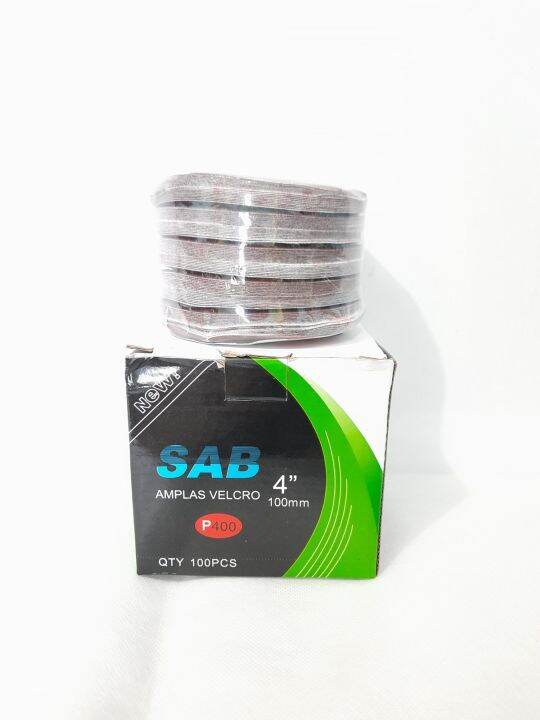 1 Kotak Amplas Tempel Amplas Bulat Velcro Grit 400 Amplas Tempel Bulat ...
