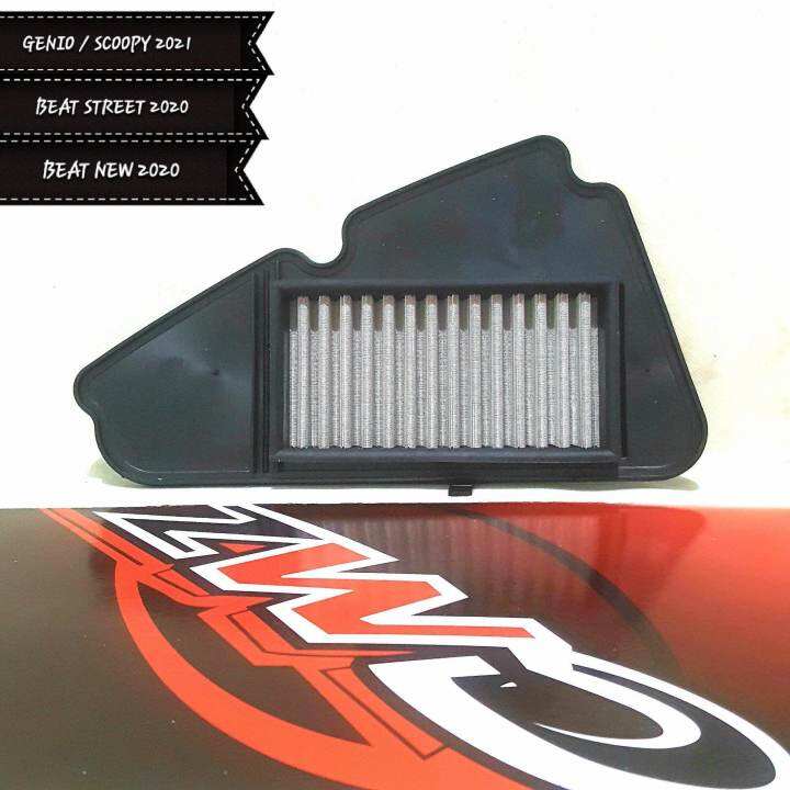 FILTER UDARA STAINLESS HONDA GENIO 2020 / BEAT STREET 2021 / SCOOPY ...