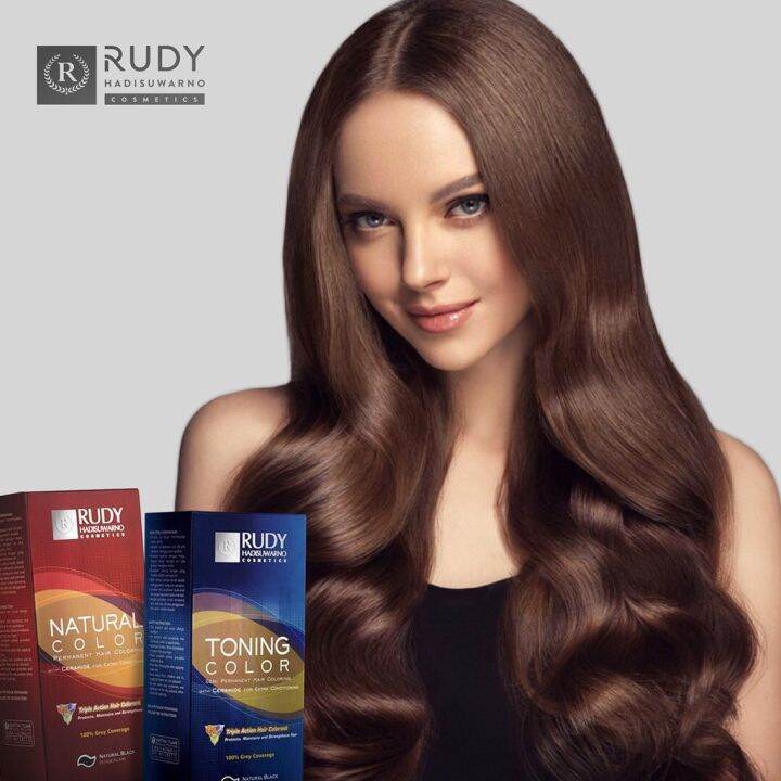 Bpom. RUDY HADISUWARNO Hair Toning Colorant 60ML Semir Cat Rambut ...