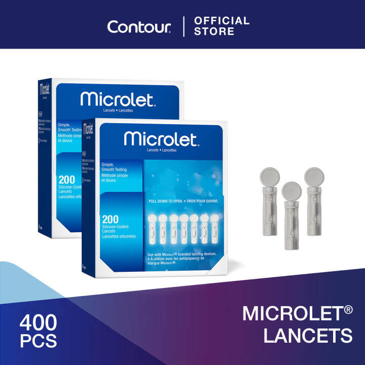 CONTOUR MICROLET LANCETS - 400's | Lazada Singapore