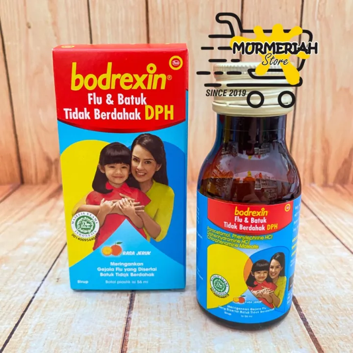 BODREXIN TIDAK BERDAHAK Flu & Batuk DPH Sirup 60 ml-Syrup Batuk Pilek ...