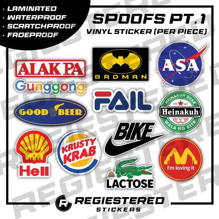 SPOOFS PT 1 Vinyl Sticker Waterproof Phone Helmet Tumbler Motorcycle ...