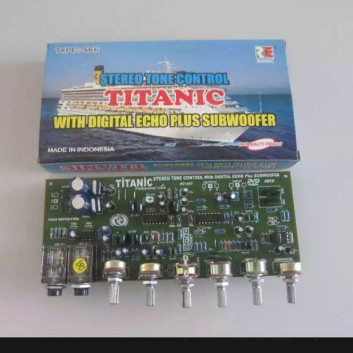 stereo tone control with digital echo titanic type 566 sound system ...