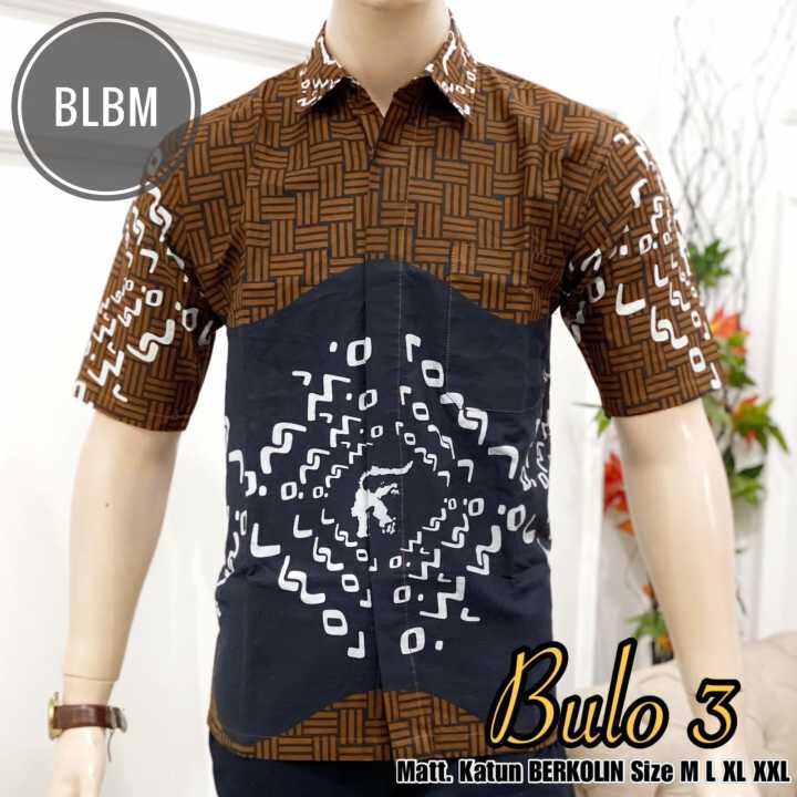 Batik Lontara Kode Bulo 3 Bulo 4 Batik Makassar Batik Bugis Batik Lanang by Mamez | Lazada Indonesia