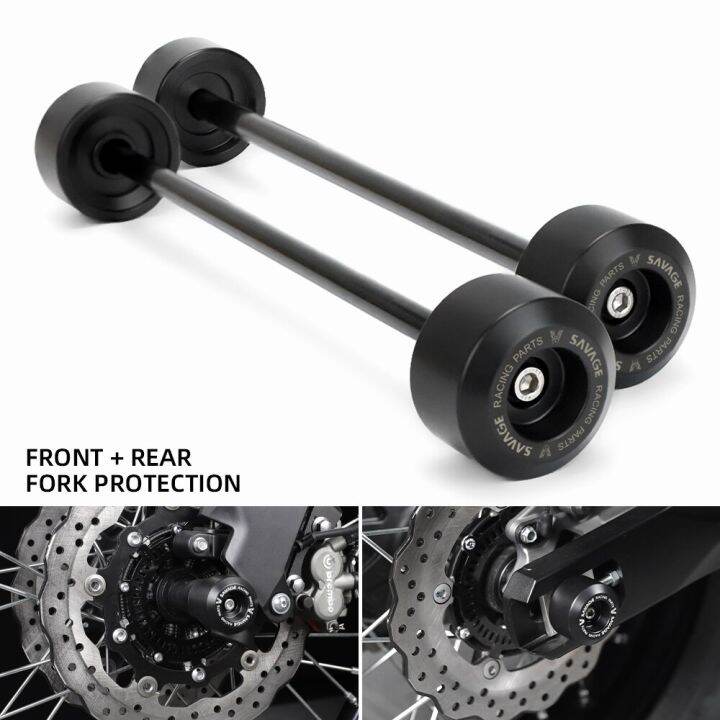 Tenere 700 Front Rear Wheel Axle Fork Crash Slider For YAMAHA XTZ700 ...