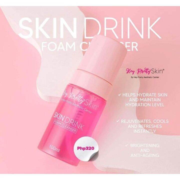 Skin Drink Facial Foam Cleanser by Hey Pretty Skin | Lazada PH