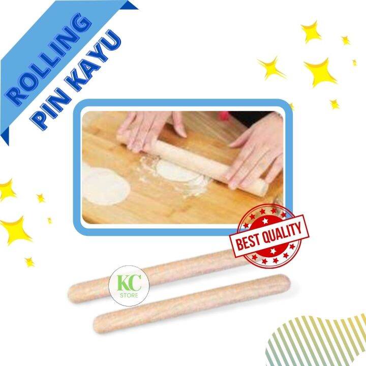 Rolling Pin Kayu Alat Penggilas Adonan Alat Penggiling Adonan Pastra ...