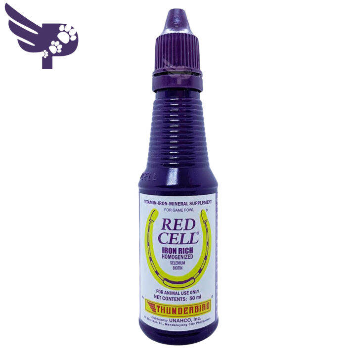 REDCELL 50ml - VITAMIN IRON MINERAL SUPPLEMENT - THUNDERBIRD - Red Cell ...