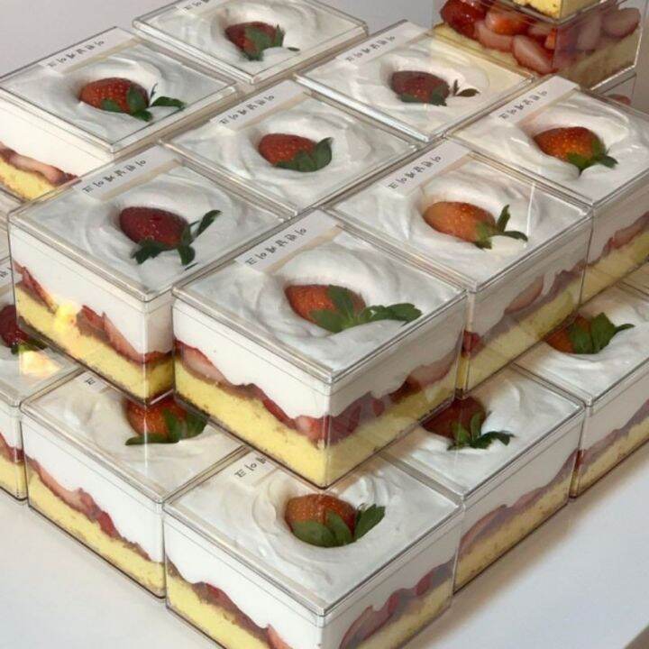 Acrylic Cake Container 10pcs per order OP | Lazada PH