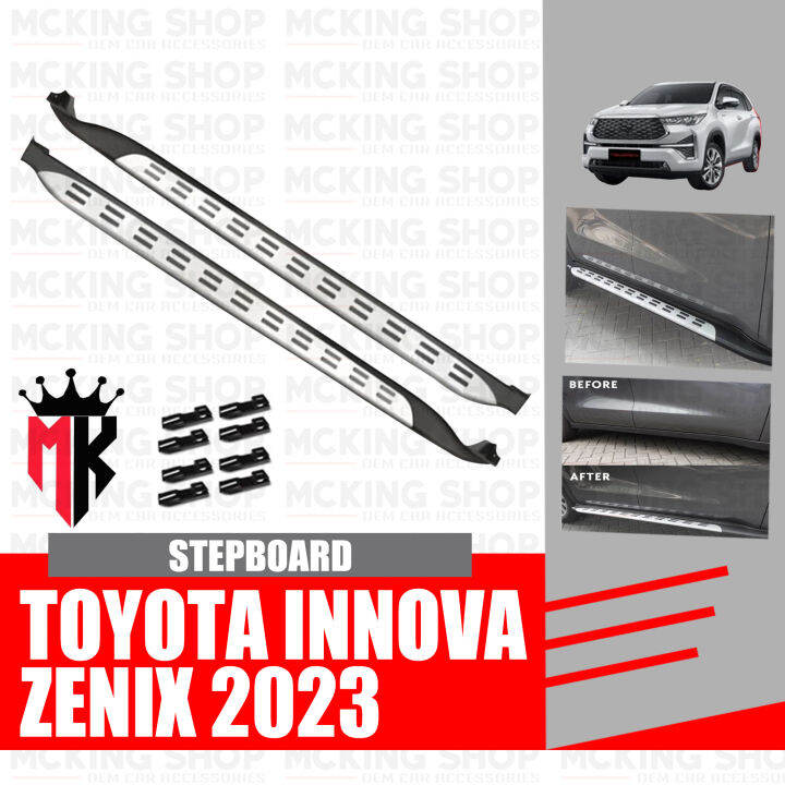 Toyota Innova Zenix 2023 Stepboard (Silver and Black) | Lazada PH