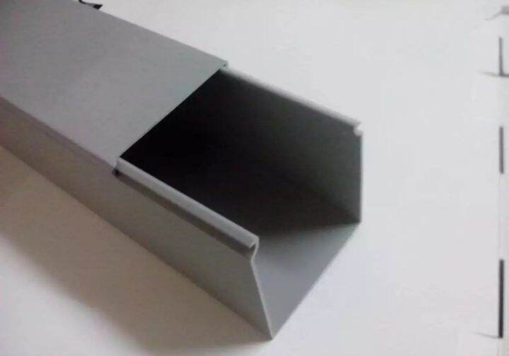 2Meters Cable Tray Wire Duct Grey PVC Self Adhesive Cable Trunking no hole (10pcs) | Lazada PH