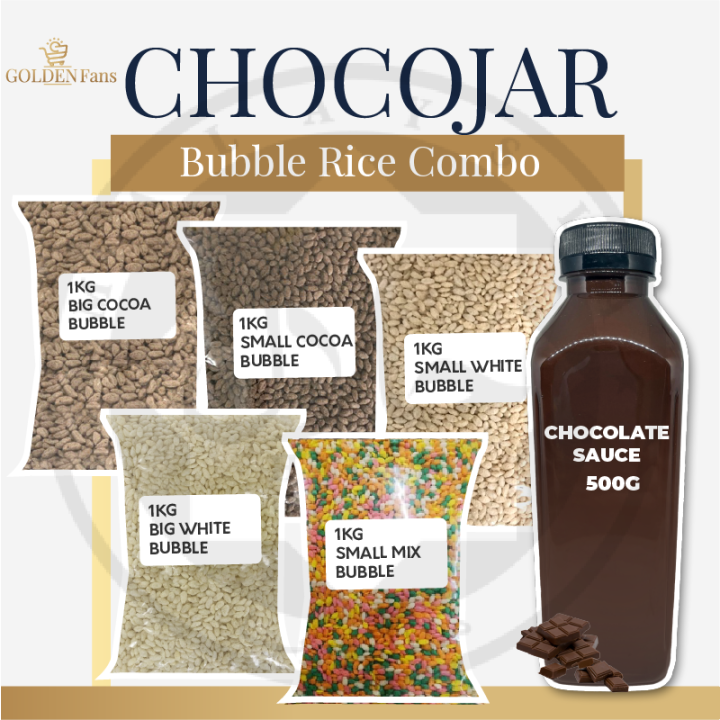 COCOJAR COCOA / WHITE / MIX BUBBLE RICE / chocojar/ instant kokojar ...