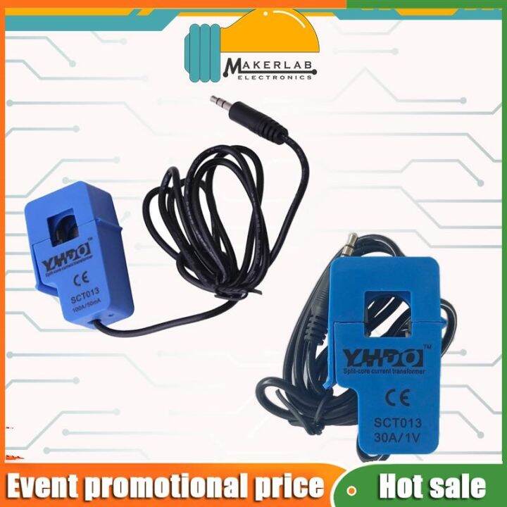 Non Invasive Ac Current Sensor Split Core Current Transformer Sct013