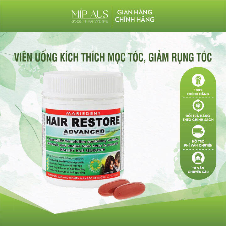 Viên Uống Kích Thích Mọc Tóc - Hair Restore Advanced 60 Viên | Lazada.vn