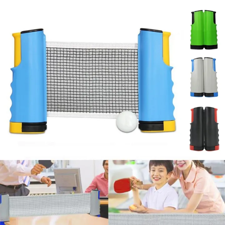 Portable Table Tennis Nets, Retractable Table Tennis Racks, Adjustable ...