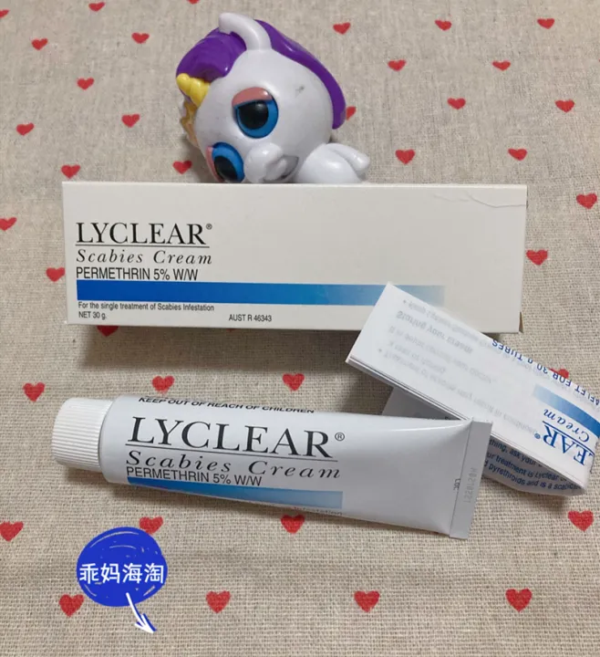 จุดออสเตรเลีย Original Lyclear Permethrin Scabies ครีมป้องกันอาการคัน ...